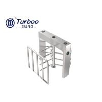 China Access Control full height sliding turnstile SUS304 1.2mm Stainless Steel for sale
