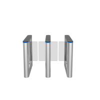 China Automatic Intelligent Turnstiles Systems Round Angle Swing Speed Gate Turnstile  Used In Office Building for sale