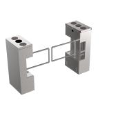 China SUS304 Stainless Steel Waist-Height Swing Barrier Turnstile Office Building Access Swing Gate 24V Revolving Door for sale