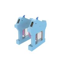 China Kindergarten Waist High Turnstile Entry Systems SUS304 Optical Channel for sale