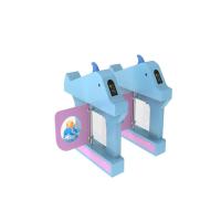 China Kindergarten Waist High Turnstile Entry Systems SUS304 Optical Channel for sale