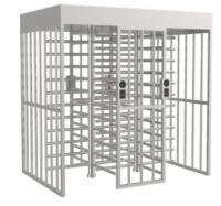 China double Full Height Turnstile Security Gates SUS304 Anti reverse pass for sale