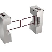 China Supermarket Entrance Biometric Swing Barrier Turnstile Revolving Door 24V for sale
