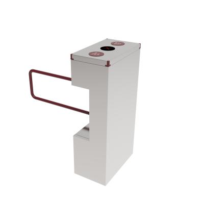 China Automatic Barcode Scanner Turnstile gate Swing Barrier SUS304 550mm for sale