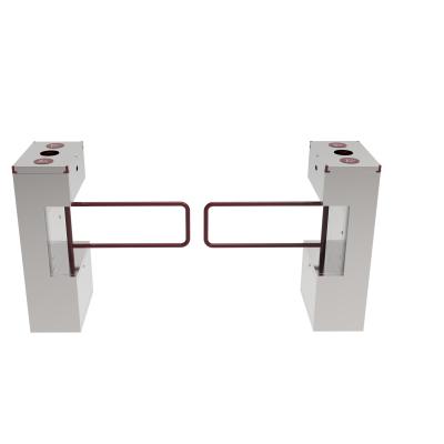 China Swing Flap Gate Barrier Acess Control System 24V Automatic Turnstiles for sale