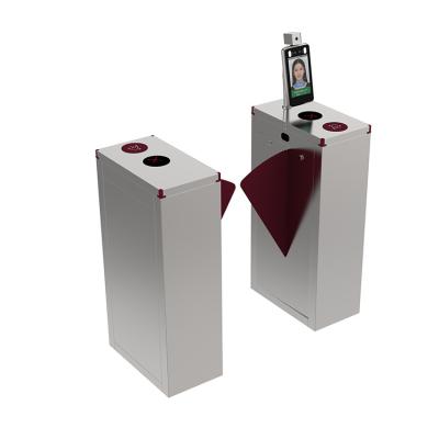 China Turnstile Facial Recognition Temp Scanner 1.2mm SUS304 OEM ODM for sale