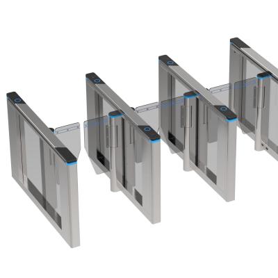 China Retractable Swing Access Control Turnstile gate DC24V Brushed motor for sale