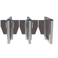China Retractable Swing Access Control Turnstile gate DC24V Brushed motor for sale