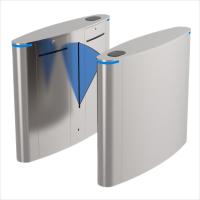 China Stadium Flap Barrier Turnstile Door Access Control 550mm Bidirectional Passage for sale