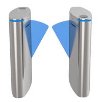 China 1.2mm SUS304 Flap Access Control Turnstile Gate 0.2s For Gym Metro for sale