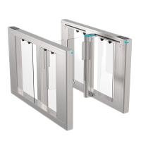China Acrylic Baffle SUS304 Electronic Turnstile Gates 600mm controlled access gates for sale