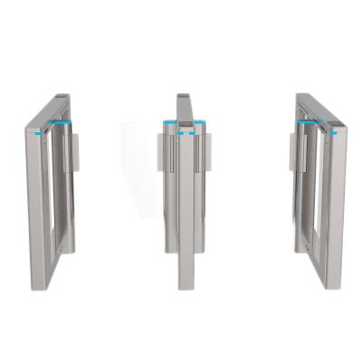 China Acrylic Baffle SUS304 Electronic Turnstile Gates 600mm controlled access gates for sale