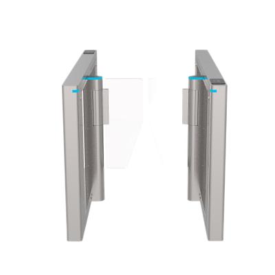 China Double Barrier Security Gate Servo Motor Elegant Speed Gate Turnstile Speed Gate For Commercial Building for sale