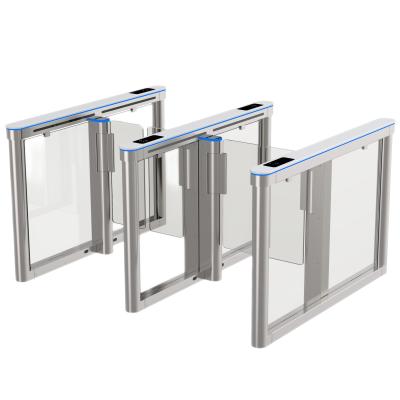 China Metro station Fastlane Optical Turnstiles Automatic 900mm Acess Control System for sale