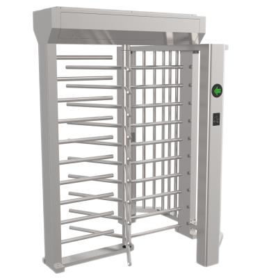 China Full Height Access Control Turnstile Gate 30W Single Bi Directional for sale