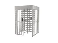 China Electrical Fast Lane Full Height Turnstile Gate 304 Stainless Steel Security Doors 240V for sale