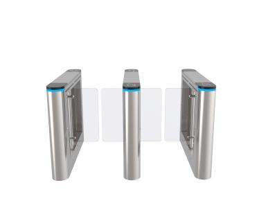 China Smart Security Entrance Supermarket Swing Gate 600mm High Speed Flap for sale