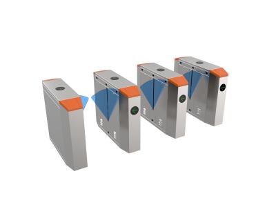 China Speed Barrier Glass Turnstile Gate Acrylic Baffle 20W For Office for sale