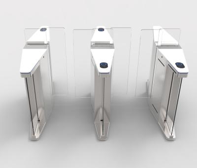 China Optical Face Recognize Speed Gate Turnstile security doors 240V SUS304 for sale