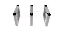 China Infrared Sensors Swing Barrier Turnstile gate 800mm width Face Recognition Passing for sale