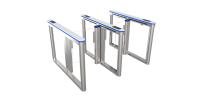 China Access Control Swing Barrier Turnstile Entry Systems IP44 IC ID Fast Passing for sale