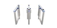 China 600mm Temperature Detection Swing Barrier Gate Turnstile With Face Recognition for sale