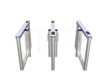 China 600mm Temperature Detection Swing Barrier Gate Turnstile With Face Recognition for sale