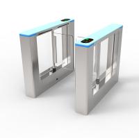 China Bi Directional Flap Turnstile Barrier Gate 304 Stainless Steel 600mm for sale