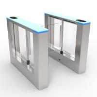 China Bi Directional Flap Turnstile Barrier Gate 304 Stainless Steel 600mm for sale