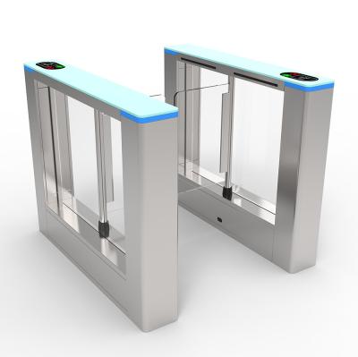 China Bi Directional Flap Turnstile Barrier Gate 304 Stainless Steel 600mm for sale