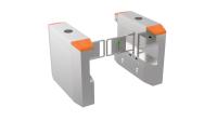 China Automatic Access Control Turnstile Gates 1100mm Removable Glass Swing for sale