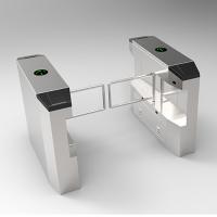 China Servo Motor Swing Barrier Turnstile Security Systems 35w Security Speed Gate for sale
