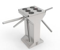 China Access Control Barriers semi Automatic Tripod Turnstile 35W 240V for sale