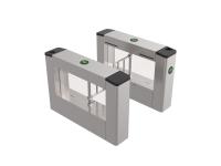 China Small Swing Turnstile Parking Barrier Gate With Fingerprint Square Mechanical Swing Turnstile Gate for sale