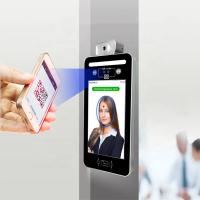 China Temperature Measurement Biometric Face Attendance Machine System 2MP 2.5W for sale