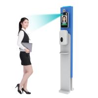 China Temperature Measurement Biometric Face Attendance Machine System 2MP 2.5W for sale