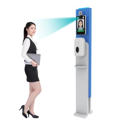 China Temperature Measurement Biometric Face Attendance Machine System 2MP 2.5W for sale