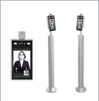 China 2MP Temperature Face Recognition Biometric System Vertical Pass Management for sale