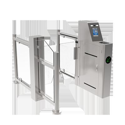 China Commercial Building Flap Barrier Turnstile Gate Access Control Automatic 600mm for sale