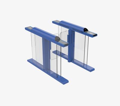China Code Reader Speed Gate Turnstile 50hz SUS304 Flap Barrier Gate for sale