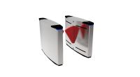 China ODM Optical RFID Swing Barrier Turnstile Gate Bi Directional Single Passage for sale