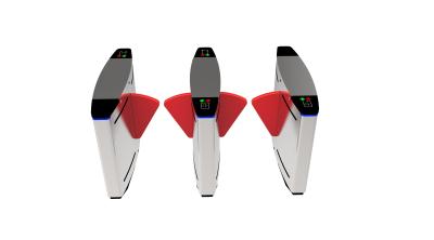 China Facial Recognition Speed Gate Turnstile DC 24V Custom Double Barrier for sale