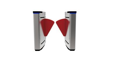 China Speed Optical Swing Turnstile gate Access Control 550mm Turboo for sale