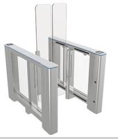 China Double Barrier office building turnstiles gate 35W High Speed for sale