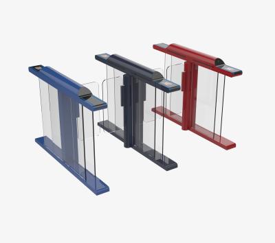 China Swing Speed Gate Turnstile QR Reader 6 Pairs Infared Sensor Anti Clamp for sale