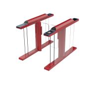 China Swing Speed Gate Turnstile QR Reader 6 Pairs Infared Sensor Anti Clamp for sale