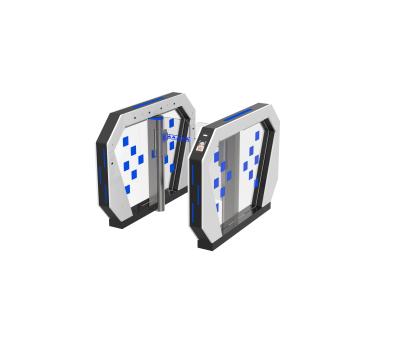 China Security Optical Speed Gate Turnstile Facial Recognition Gate With Servo Motor for sale