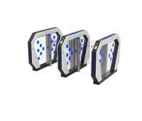 China Security Optical Speed Gate Turnstile Facial Recognition Gate With Servo Motor for sale