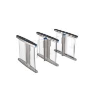 China Office Building Swing Barrier Turnstile Small Size Optical Swing Turnstile for sale