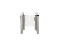 China Automatic Opening Swing Barrier Turnstile Artificial Marble High Security Turnstile for sale
